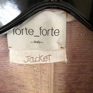 Forte Forte | Jackets & Coats | Forte Forte Liquid Shimmer Linen Blend ...